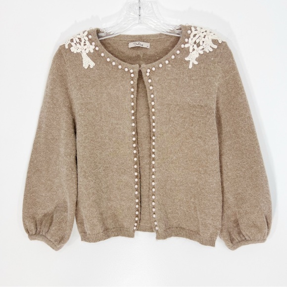 Darling | Sweaters | Darling Angora Blend Embroidered Pearl Embellished ...
